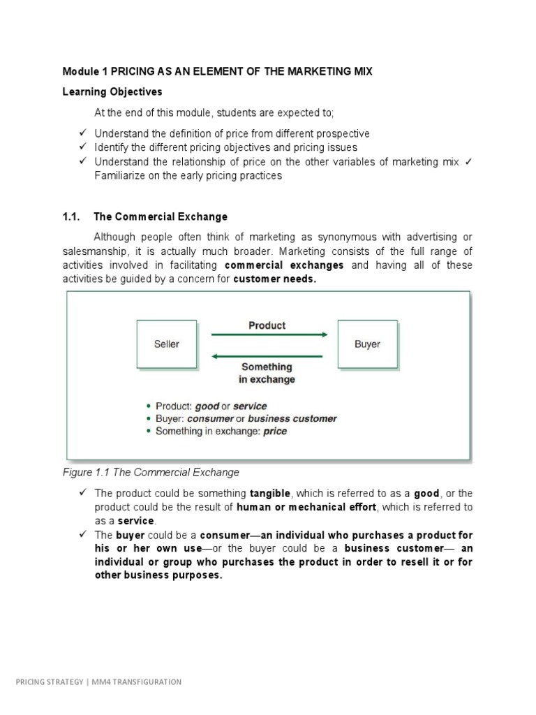 Understanding Pricing in Marketing Mix | PDF | Demand | Pricing