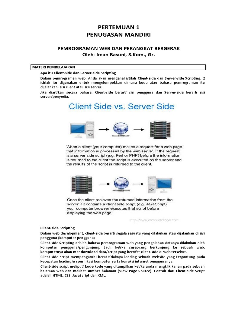 Client & Server-side Scripting | PDF