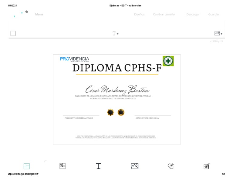 Diplomas - EDIT - Editor Online | PDF
