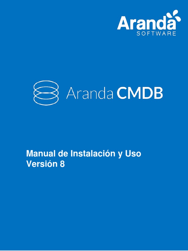 Manual de Instalación y Uso V8 Aranda CMDB | PDF | Ventana (informática) | Red mundial