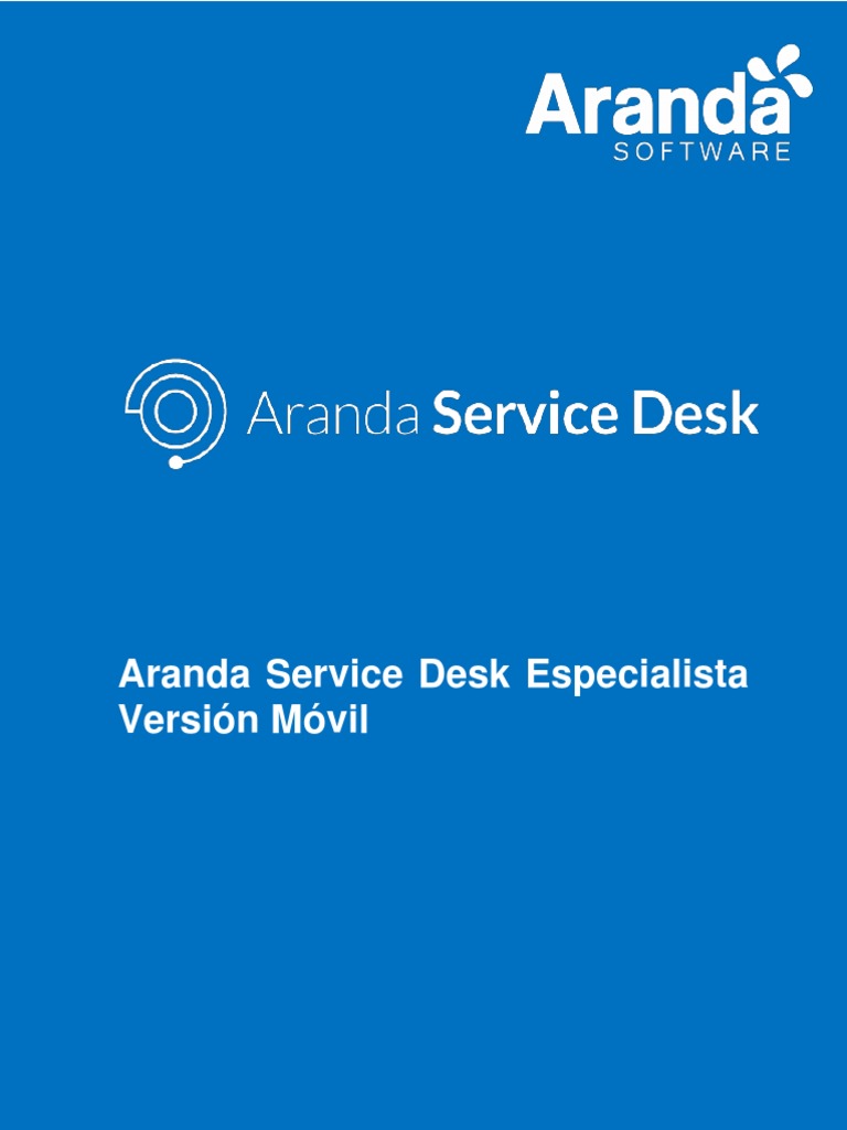 Aranda Service Desk Especialista Versión Móvil v3 | PDF | Contraseña | Código QR