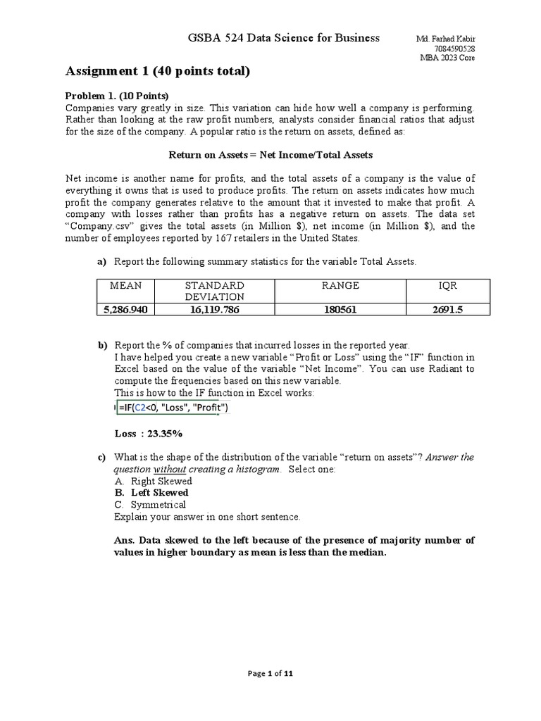 Data Science HW1 | PDF | Correlation And Dependence | Mean