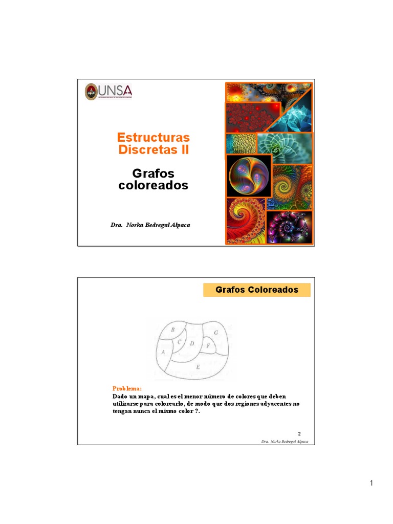 Grafos Coloreados | PDF | Teoría de grafos | Matemáticas
