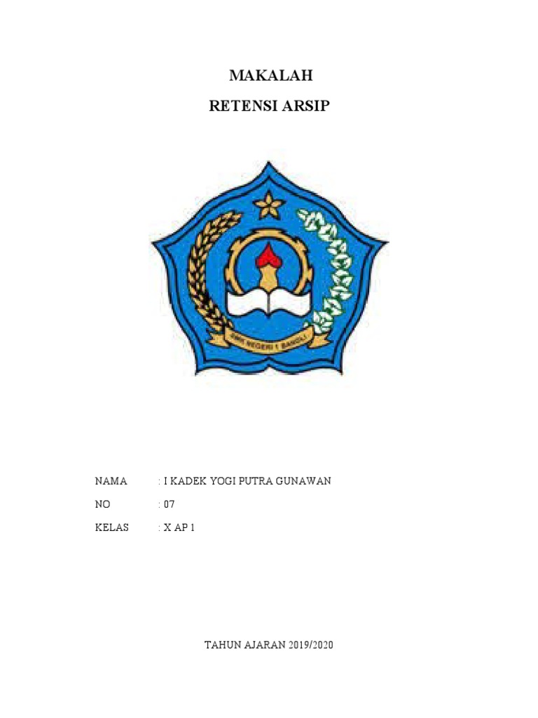 Pengertian dan Prosedur Retensi Arsip | PDF | Karier & Perkembangan | Seni