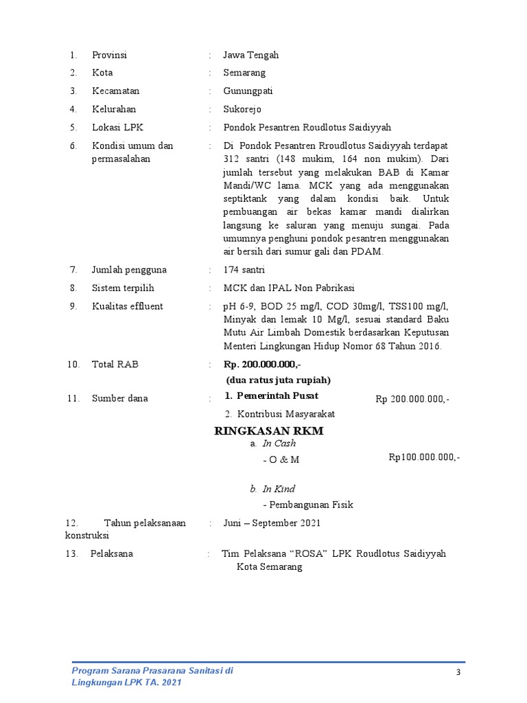 Keperluan Data RKM Bab 1-3 | PDF