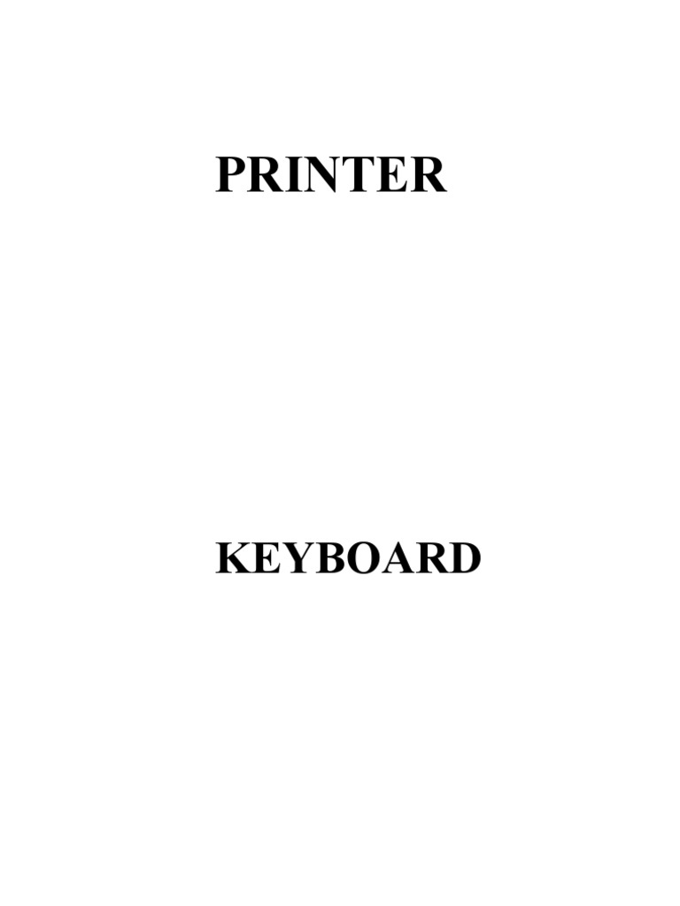 Overview of Computer Peripheral Devices | PDF
