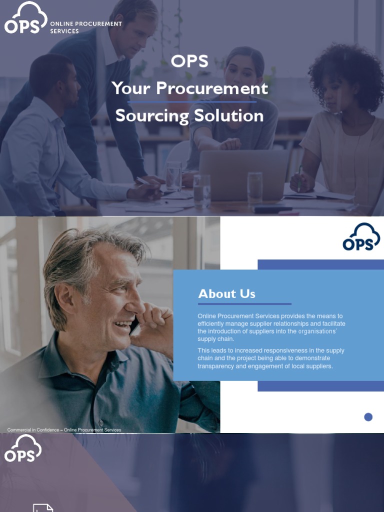 OPS Your Procurement Sourcing Solution | PDF | Procurement | Enterprise ...