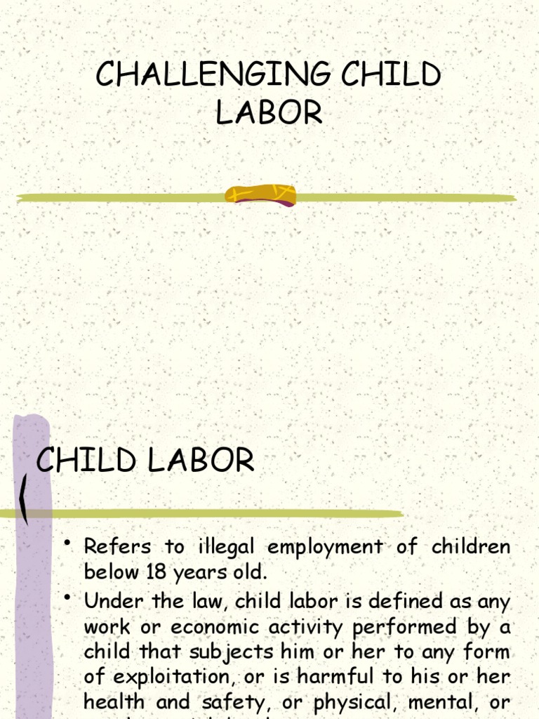 Addressing Child Labor in the Philippines | PDF | Child Labour ...