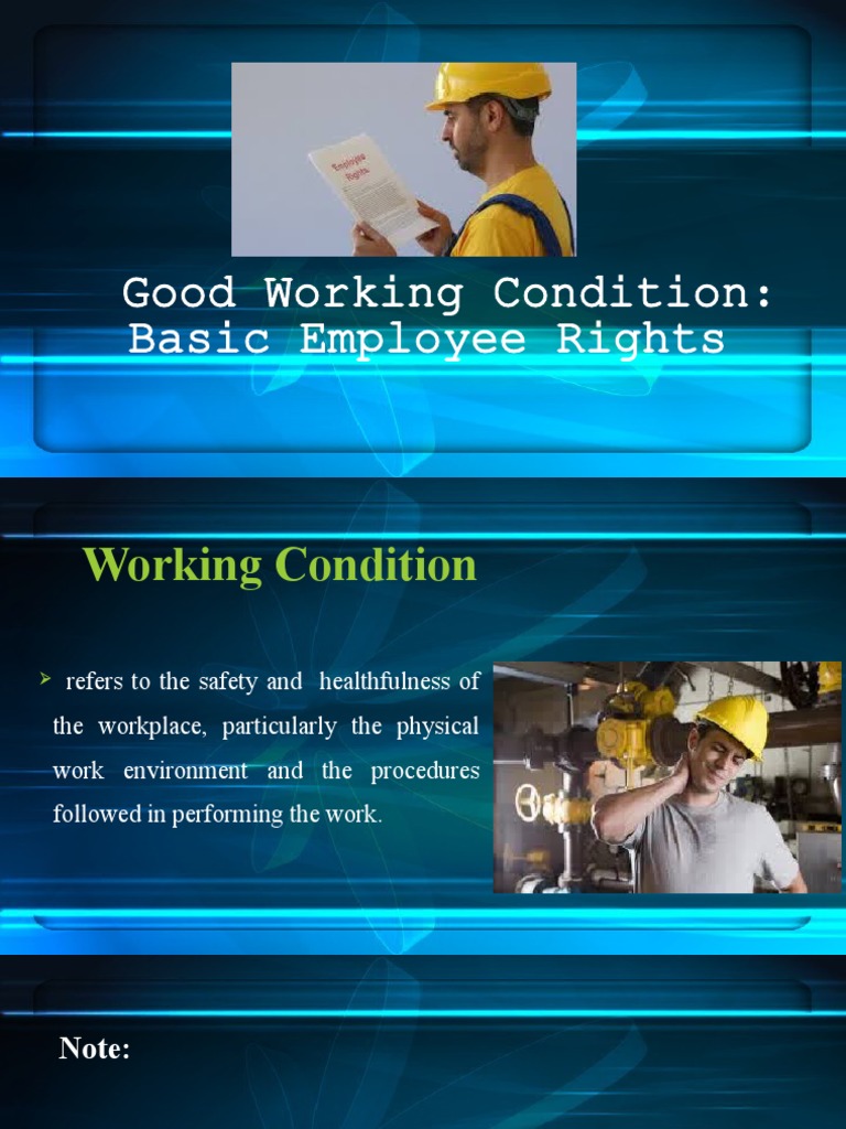 Good Working Condition: Basic Employee Rights | PDF | Employment ...