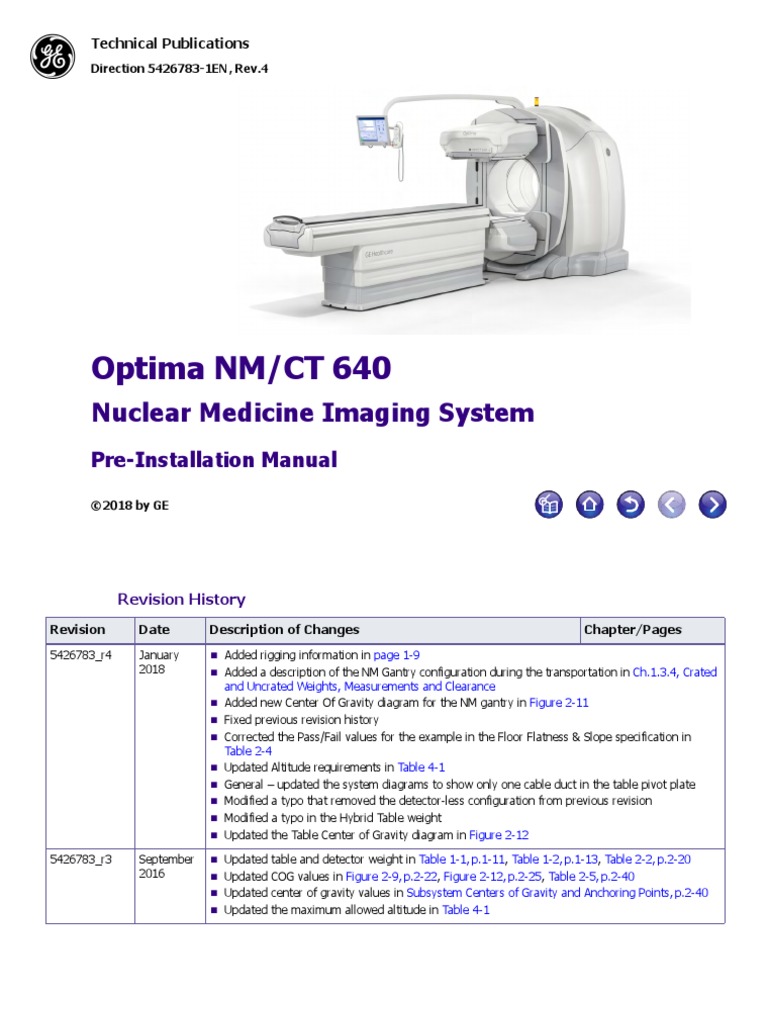 Optima NM/CT 640: Nuclear Medicine Imaging System | PDF ...