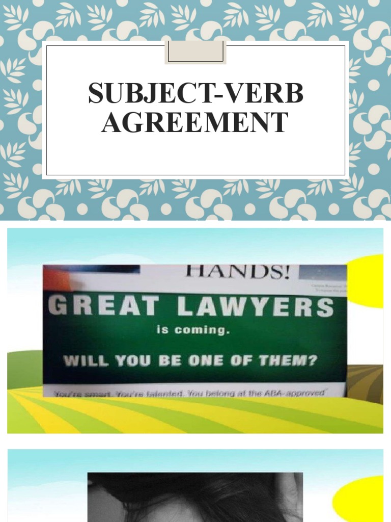 Subject-Verb Agreement Rules and Practice | PDF