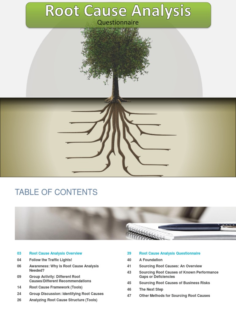 Root Cause Analysis Questionnaire Guide | PDF | Risk | Business Process