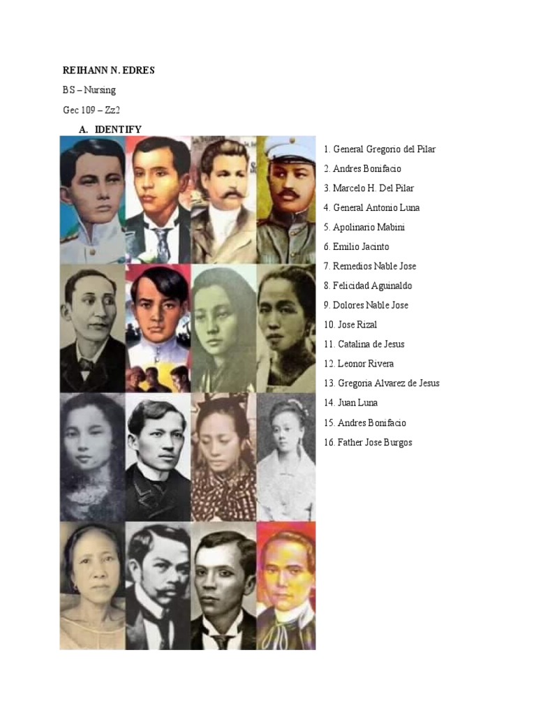 Filipino Heroes Collage