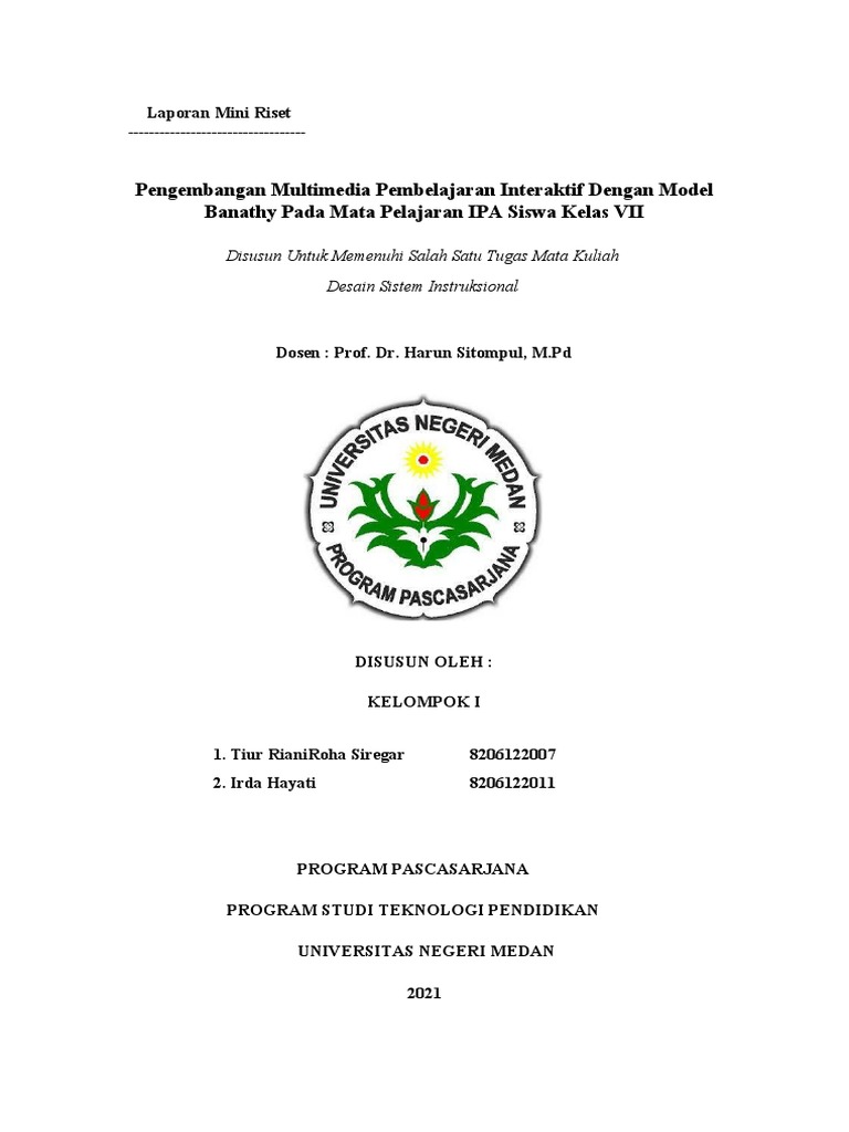 Mini Riset Kelompok 1 Dsi | PDF