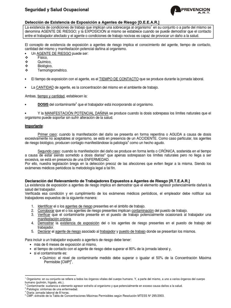Formulario RAR | PDF | Seguridad y salud ocupacional | Química