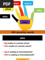 WH Question Words Exercises | PDF