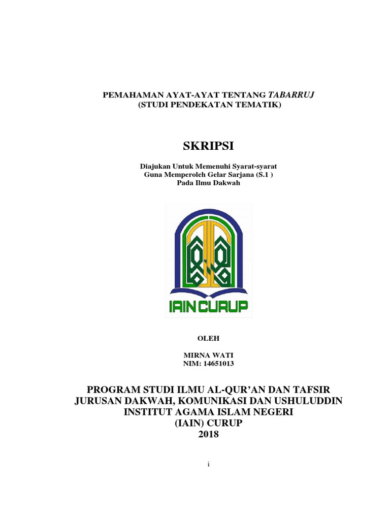 Pemahaman Ayat-Ayat Tentang Tabarruj | PDF