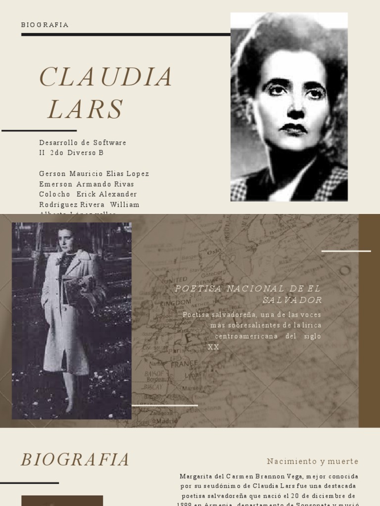 Claudia Lars | PDF | Escritores | El Salvador