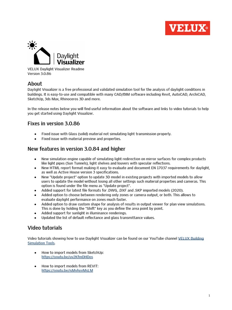About: VELUX Building Simulation Tools | PDF | 3 D Computer Graphics ...