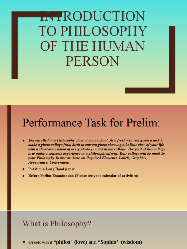 Introduction To Philosophy of The Human Person | PDF | Plato | Idea