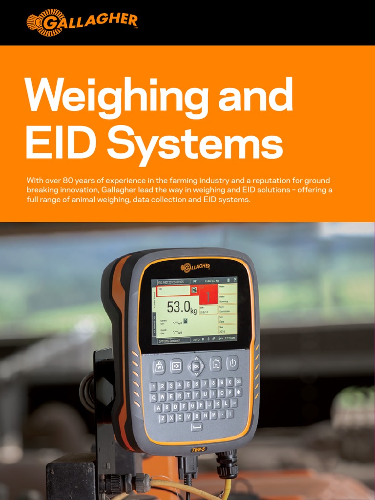 Timbangan Gallagher Animal Management System Weighscale | PDF | Wi Fi ...