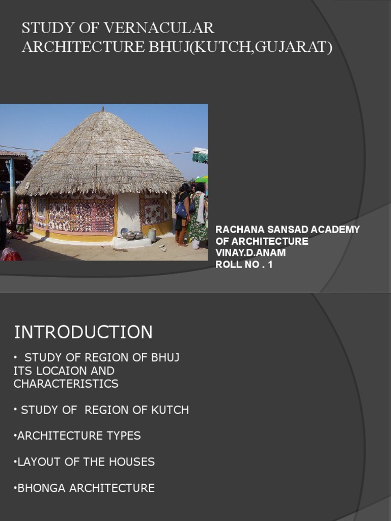 Architecture of Kutch (Bhunga House Architecture) | PDF | Architectural ...