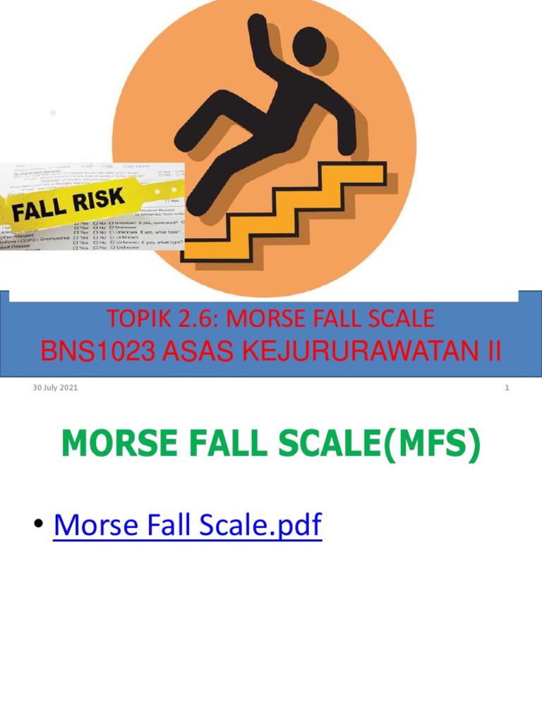 Topik 2.6 Morse Fall Scale Chart | PDF
