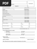 Employee ID Form | PDF