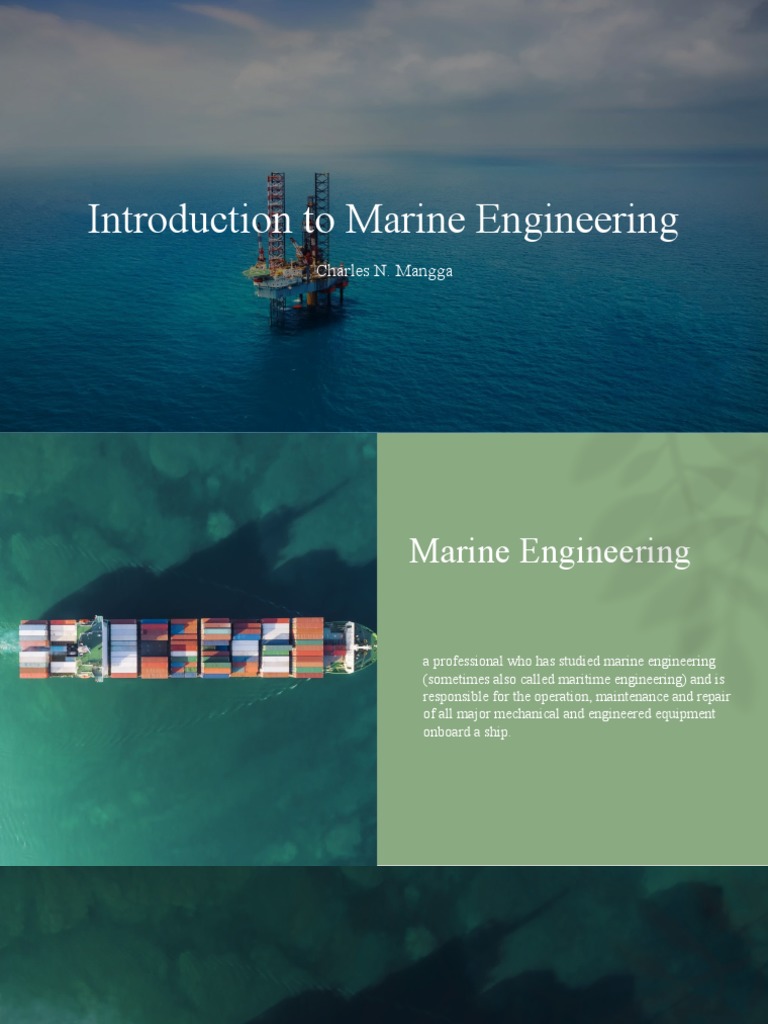 Overview of Marine Engineering Careers | PDF | Art | Science & Mathematics