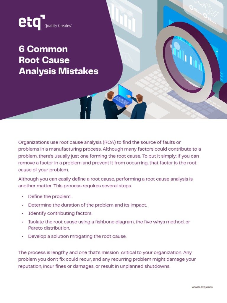 Six Common Root Cause Analysis Mistakes to Avoid for Effective Problem Solving | PDF | Business ...