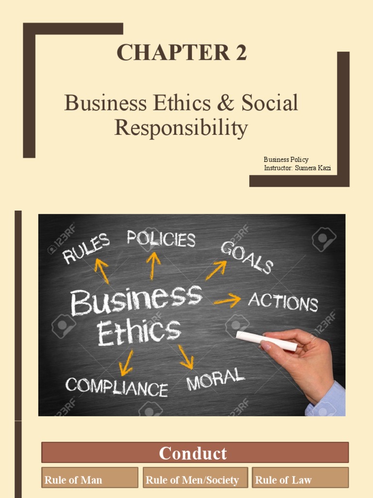 Chapter 2 (Business Ethics and Social Resp) | PDF | Business Ethics ...