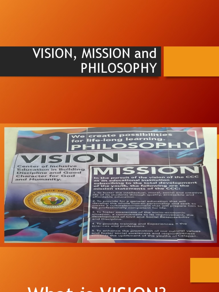 Vision, Mission and Philosophy-1 | PDF | Institution