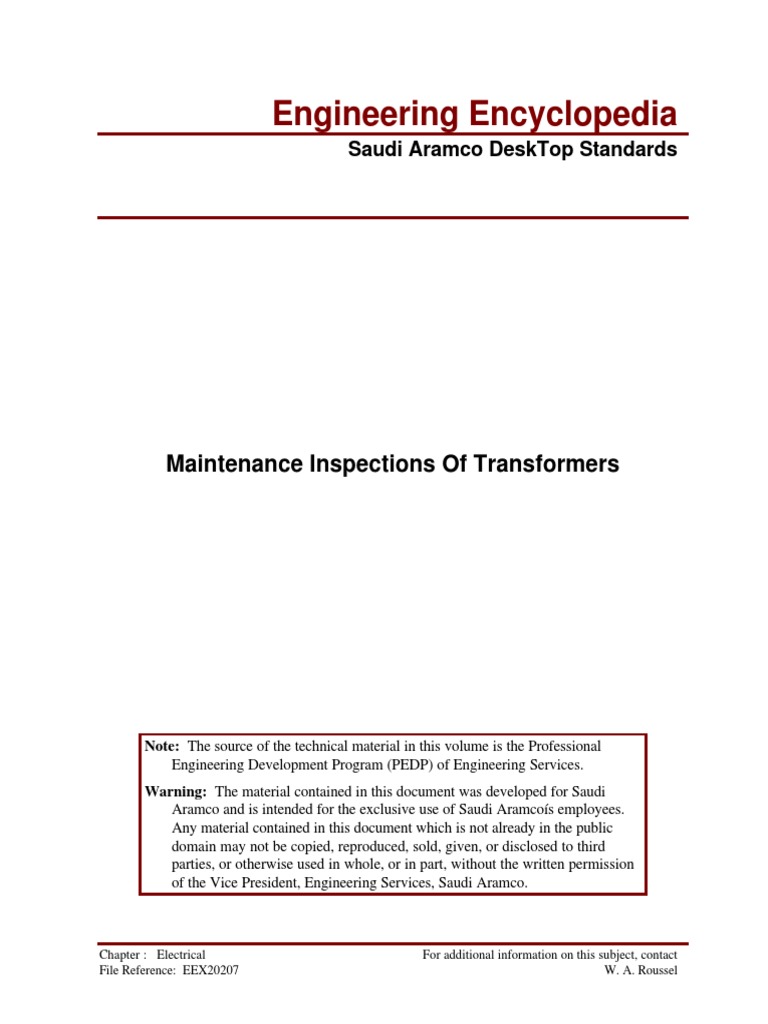 Maintenance Inspections of Transformers: A Comprehensive Guide to ...
