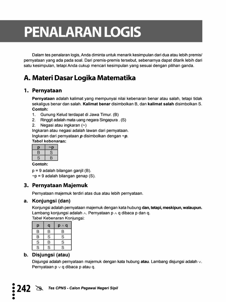 Materi Tiu Silogisme 02 | PDF