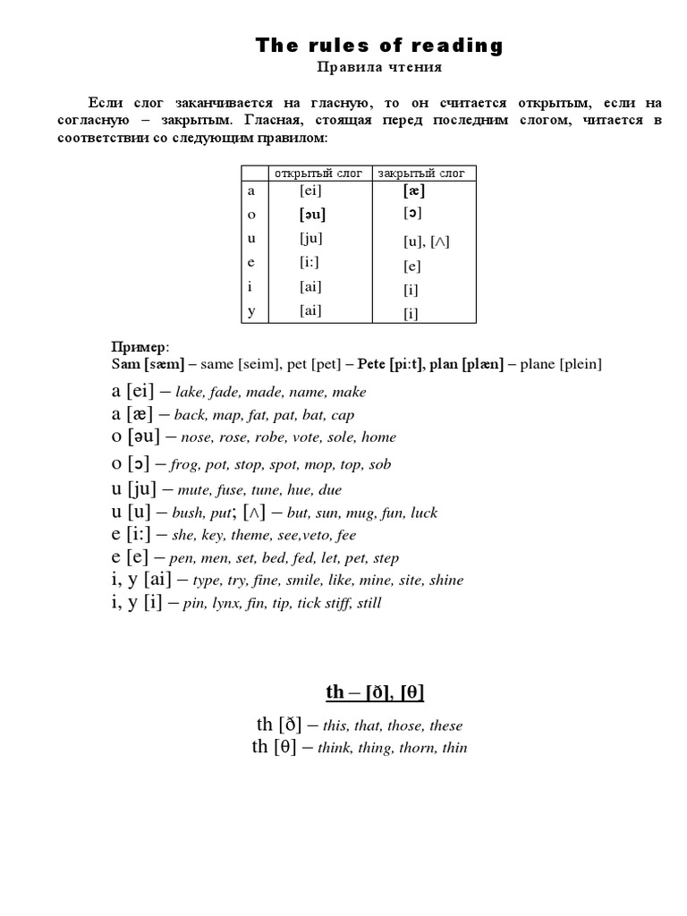 The Rules of Reading | PDF