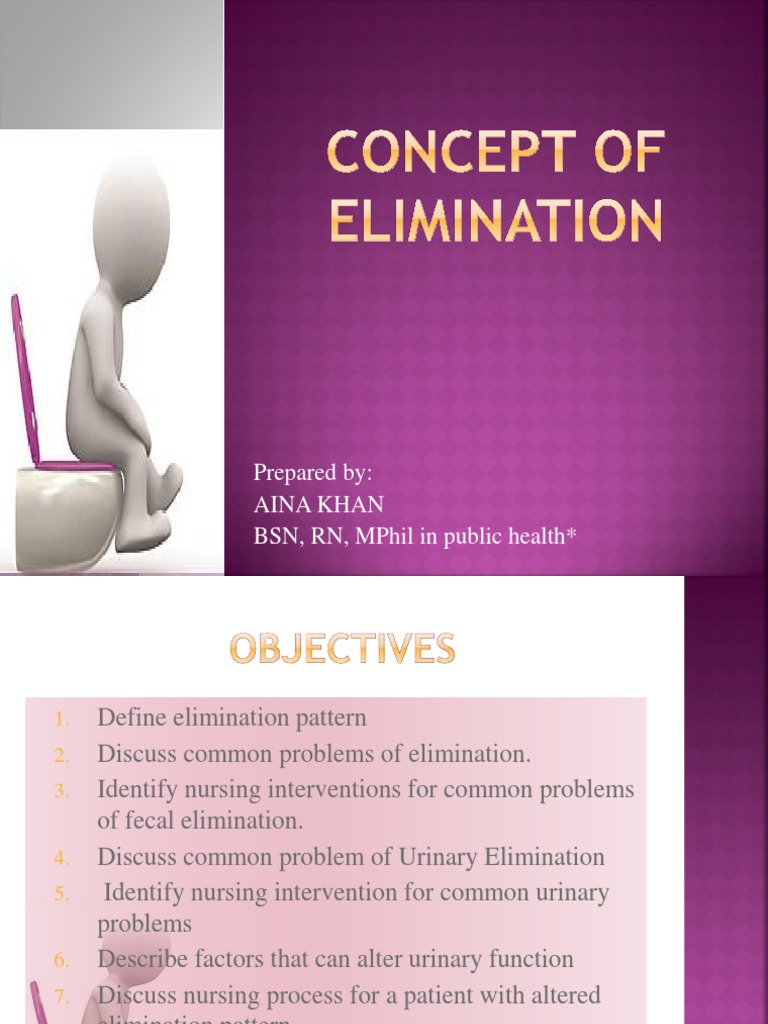 Concept of Elimination | PDF | Urinary Incontinence | Urination