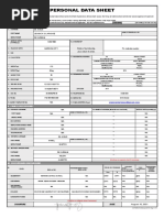 CS Form No. 212 Personal Data Sheet Revised | PDF