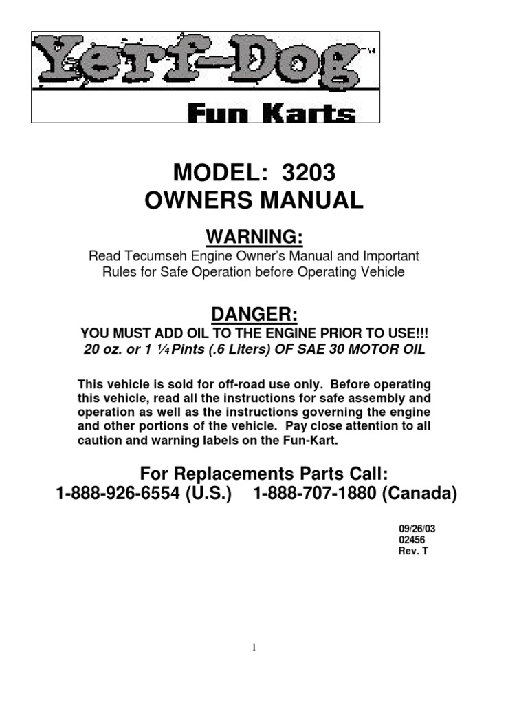 MODEL: 3203 Owners Manual: Warning | Download Free PDF | Suspension ...