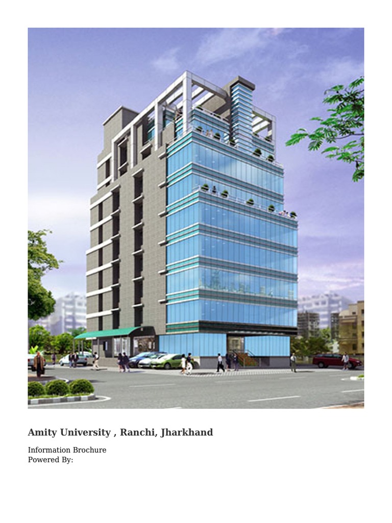 Amity Ranchi | PDF | Academic Degree | University And College Admission