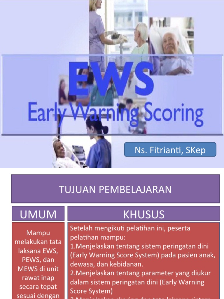 Early Warning Score System (Ewss) | PDF