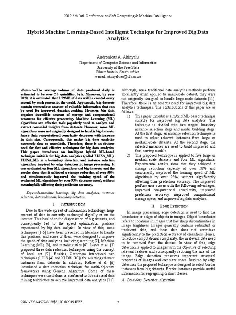 Hybrid ML Based Data Analytics | PDF | Machine Learning | Analytics