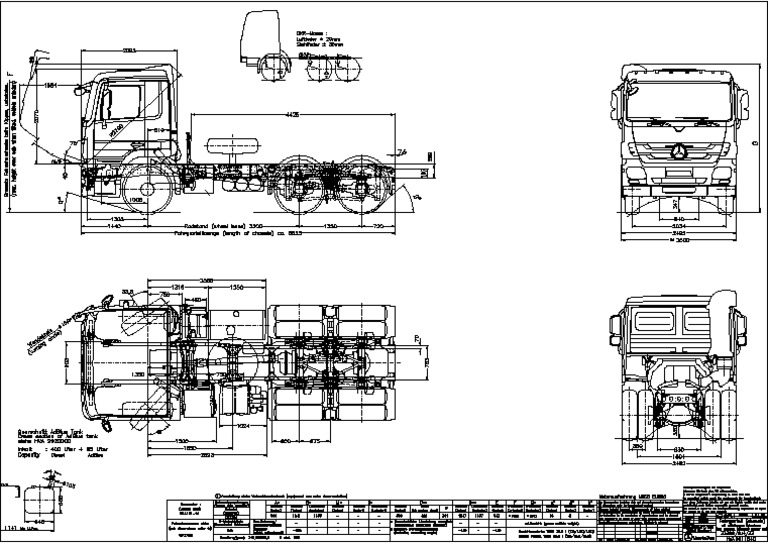 Actros 3336S Drawing | PDF