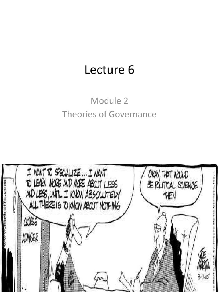 Lecture 6 - Theories of Governance | PDF | Marxism | Capitalism