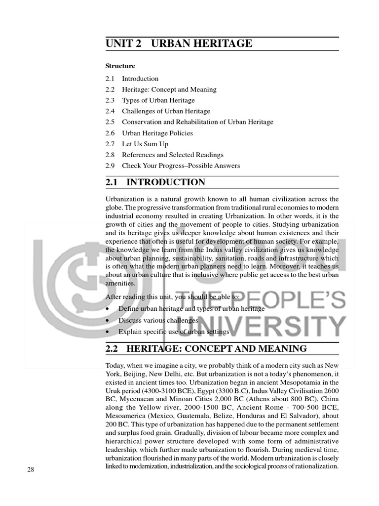 Urban And Development Planning Pdf Cultural Heritage Sustainability