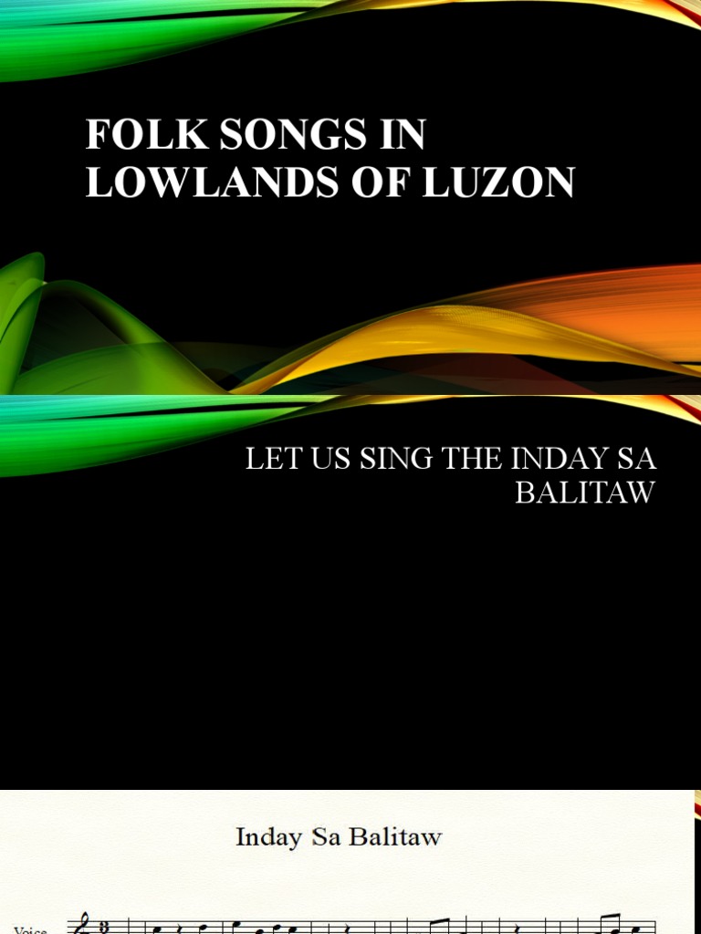 Folk Songs of Lowland Luzon | PDF | Musical Compositions | Music Theory