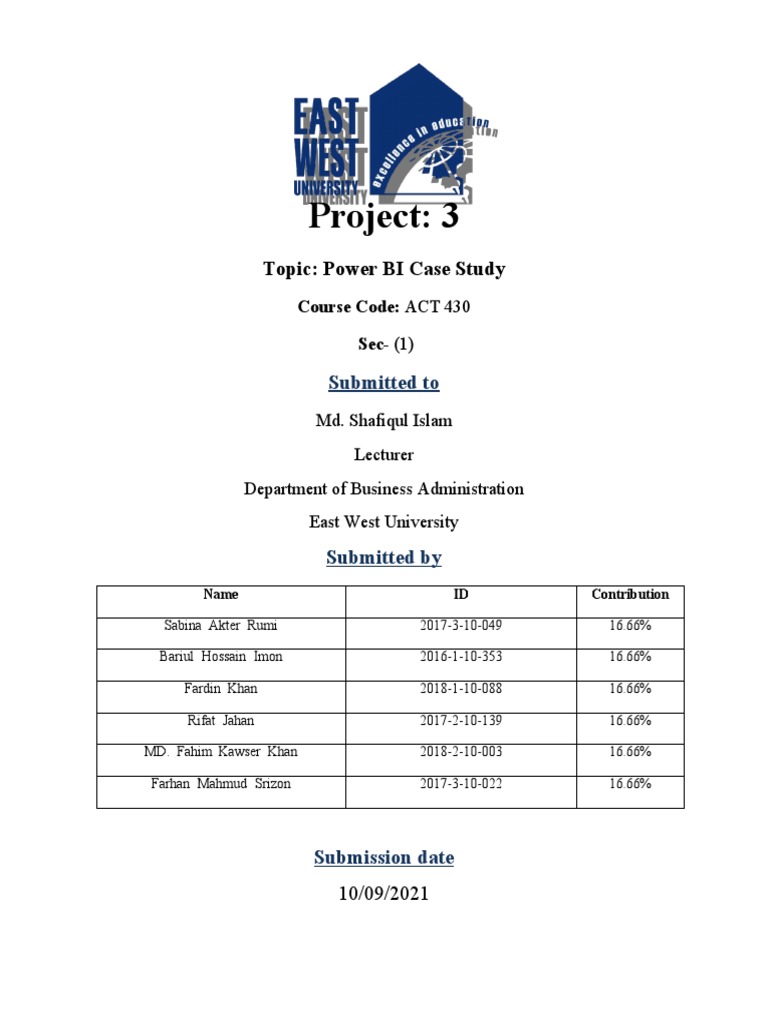 Project: 3: Topic: Power BI Case Study | PDF | Microsoft Excel | Insurance