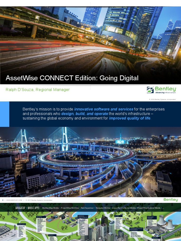 AssetWise CONNECT Edition: Going Digital | PDF | Reliability ...