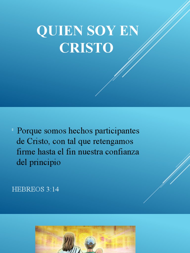 Quien Soy en Cristo | PDF Quien Soy en Cristo | PDF