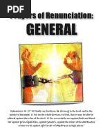 Prayer To Cast Out The Python Spirit | PDF | Jesus | Satan