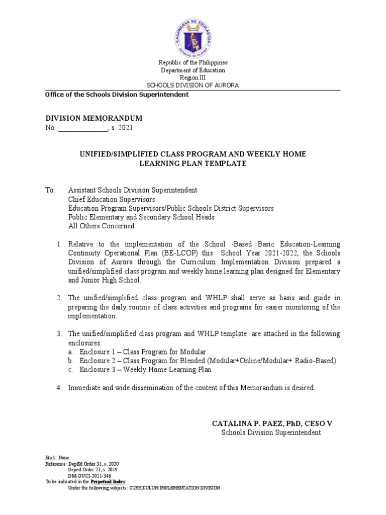 Memo Template | PDF | Curriculum | Communication